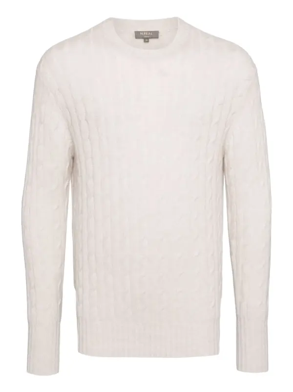 N.peal Thames Cashmere Jumper - Neutrals