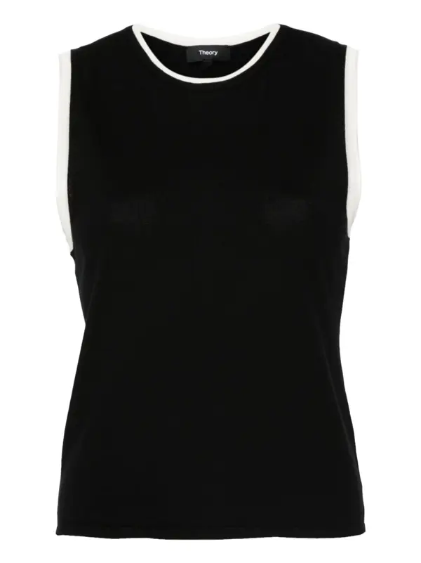Theory Fine-knit Top - Black