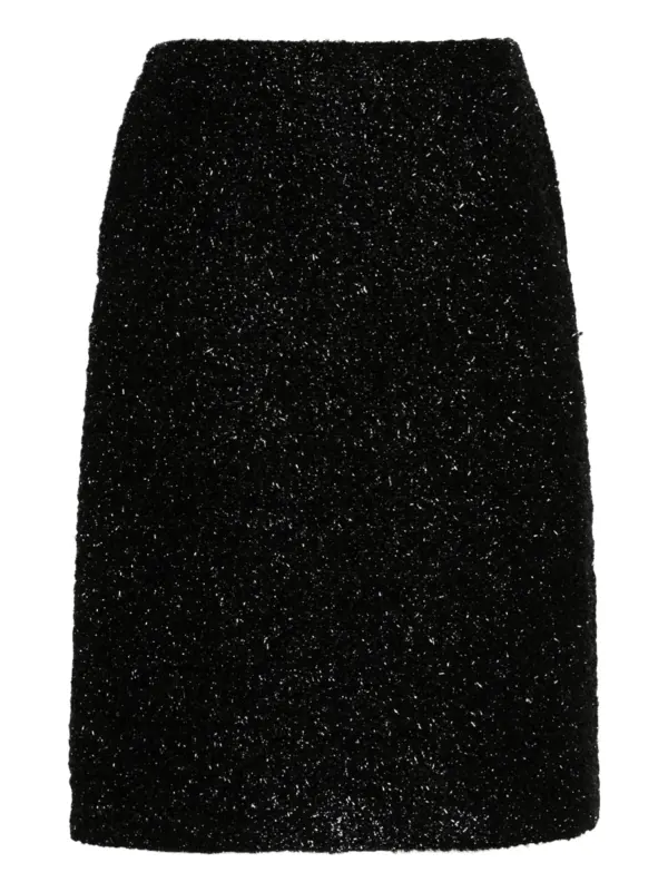 THE ROW Corinna Midi Skirt - Black