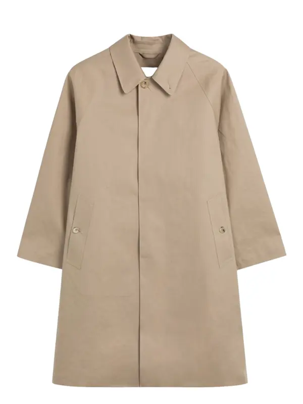 Mackintosh Lauder Single-breasted Coat - Neutrals