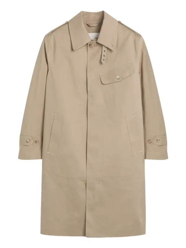 Mackintosh Gilston Single-breasted Coat - Neutrals