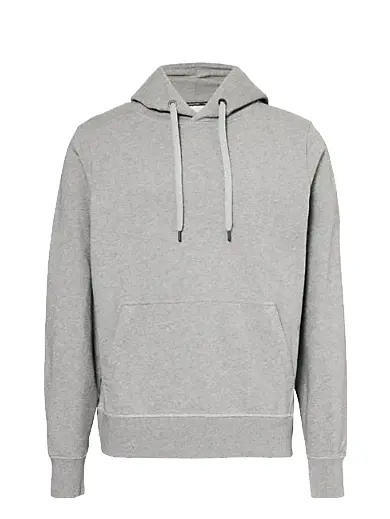 Canada Goose Huron Brand-patch Cotton-jersey Hoody - Stone Heather