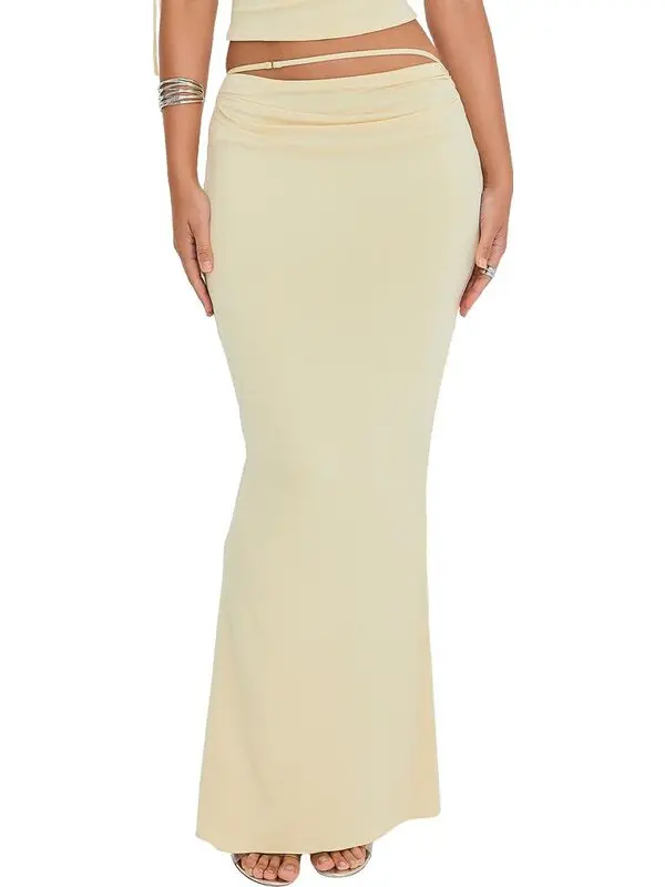 MISTRESS ROCKS Créme Brûlée Maxi Skirt - Creme Brulee