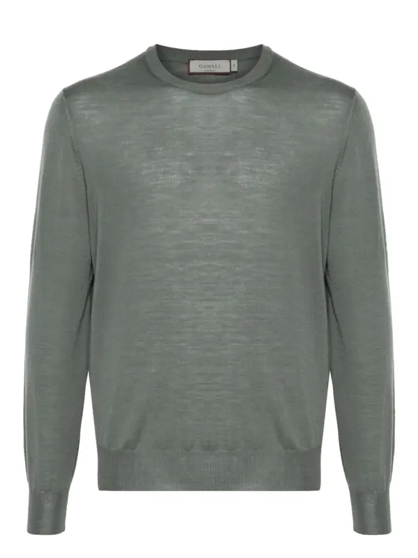 Canali Fine-knit Sweater - Green