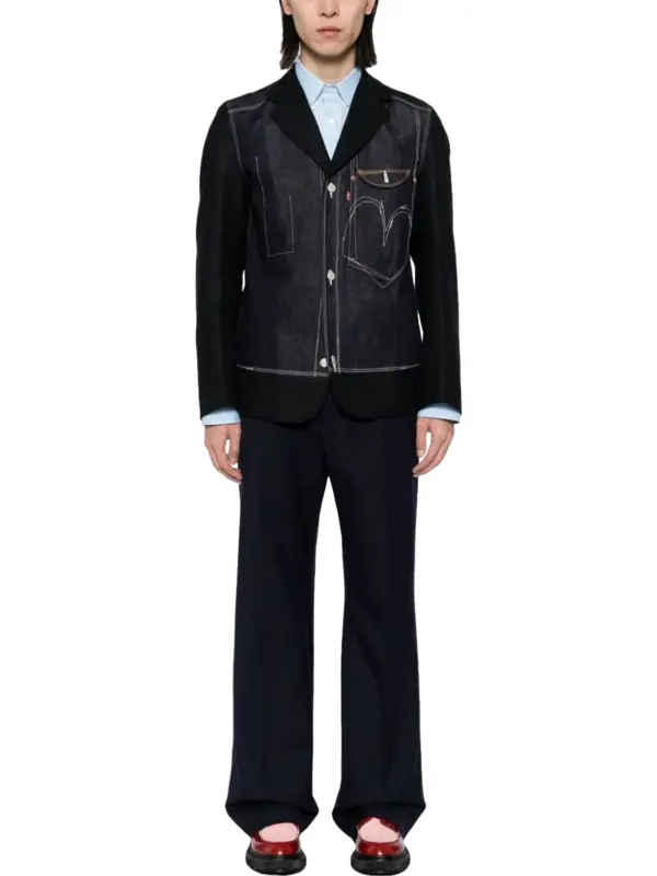Junya Watanabe X Levi's Denim Blazer - Blue