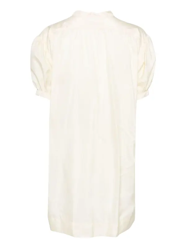 SHANSHAN RUAN Short Sleeve Blouse - Neutrals