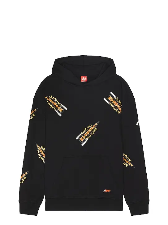 ICECREAM Rockets Graphic Hoodie - Black