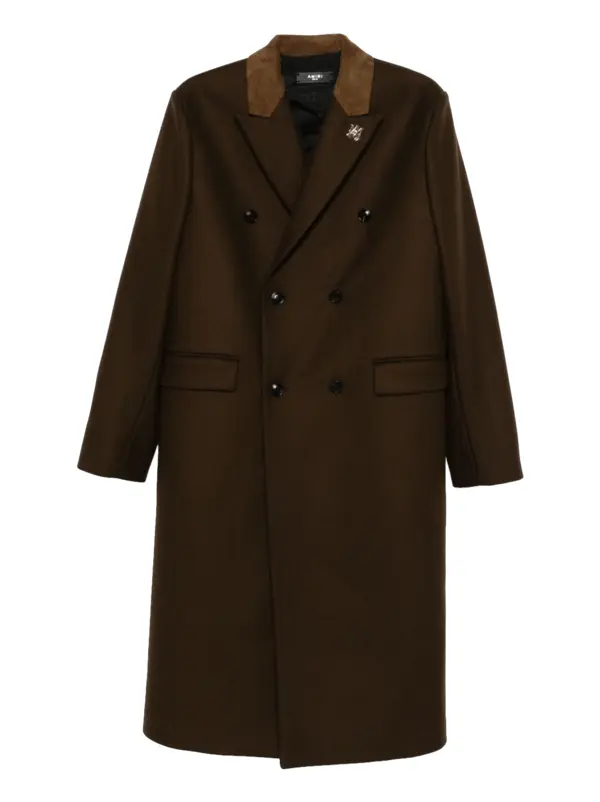 Amiri Double-breasted Coat - Brown