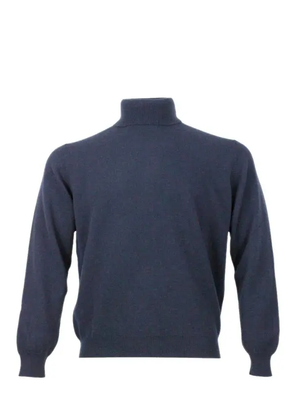 FILIPPO DE LAURENTIIS Cashmere Turtleneck Sweater - Blu Oltremare
