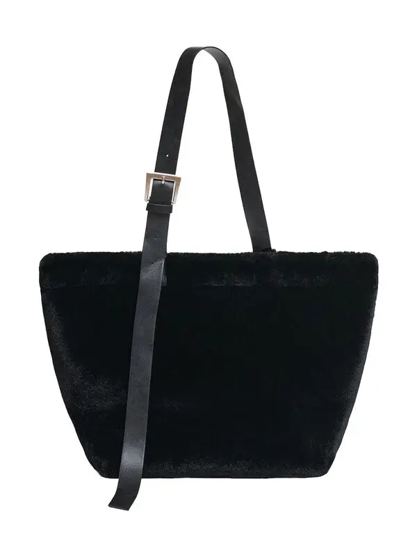 Apparis Esti Pluche™ Faux Fur Tote - Noir