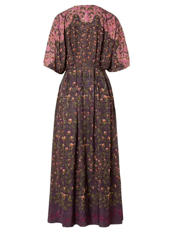 Agua Bendita Gesto Sueño Dress - Brown
