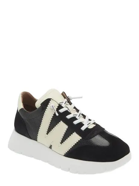 WONDERS Fashion Slip-on Sneakers - Black/off White Combo