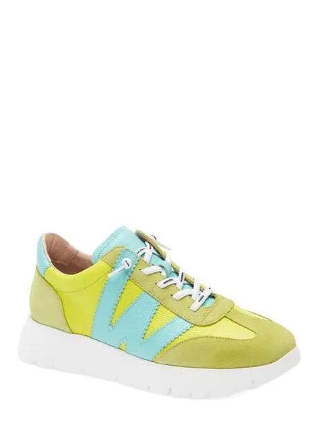 WONDERS Fashion Slip-on Sneakers - Cyber/ Sea Combo