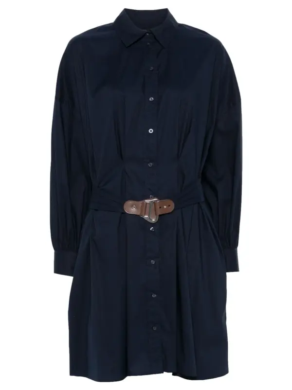 Ralph Lauren Pleated Mini Dress - Blue