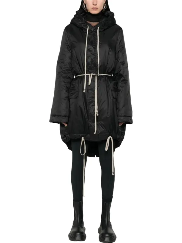 Rick Owens Fishtail Parka - Black