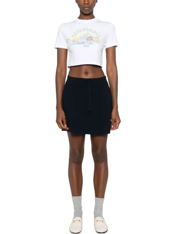 MARANT ETOILE Amaline Mini Skirt - Blue