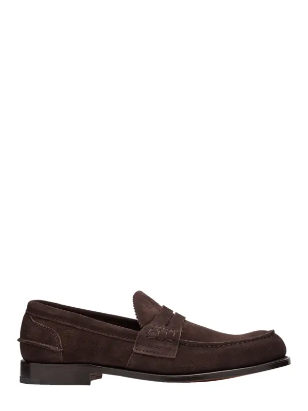 Church's Pembrey Suede Penny Loafers - Marrone