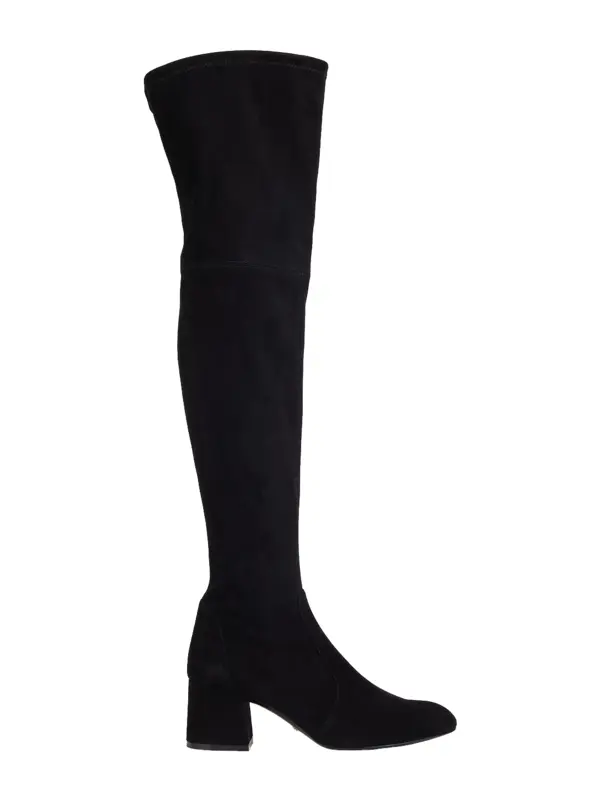 STUART WEITZMAN Flareland Over-the-knee Suede Boots - Black