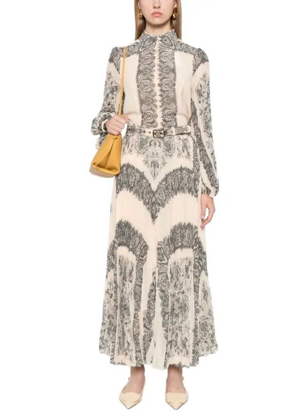 Zimmermann Sunray Pleated Blouse - Neutrals