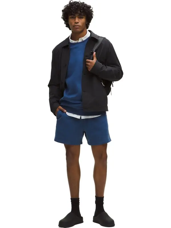 Lululemon Steady State Classic-fit Short 5 - Blue Twill