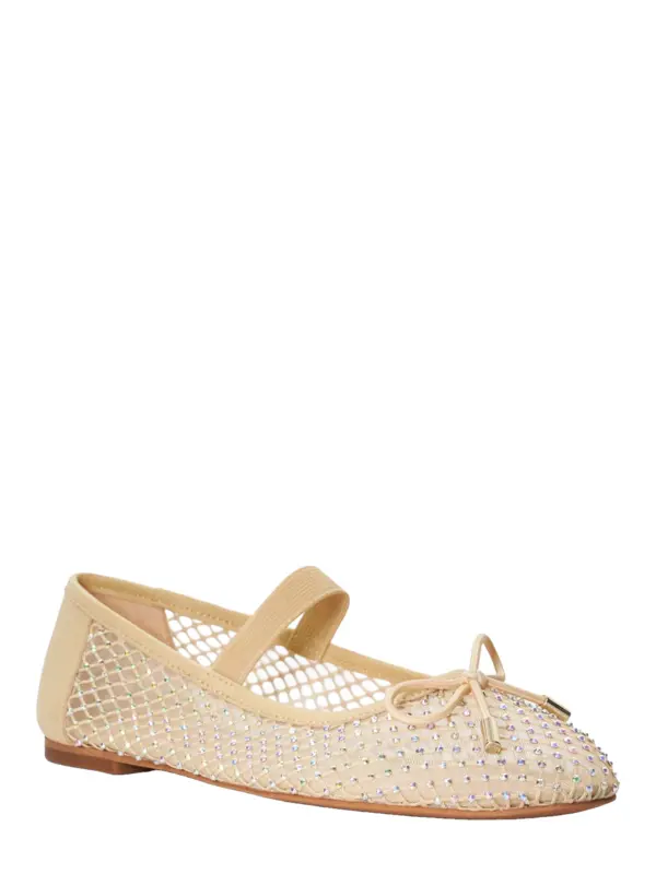 Dune London Happening Mary Jane Flat - Neutral