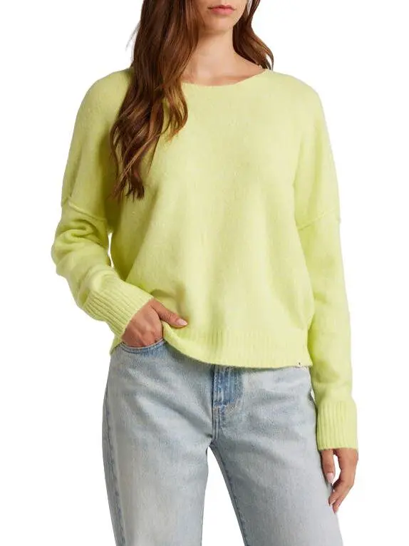 Rip Curl Emily Crewneck Sweater - Lime