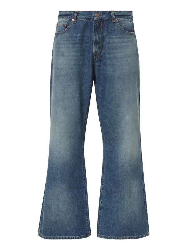 ERL Mid-rise Flared Jeans - Blue