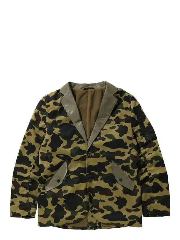 BAPE 1st Camo Military Tailored Jacket - Green