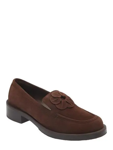 STUART WEITZMAN X Sandy Liang Loafer - Walnut Suede