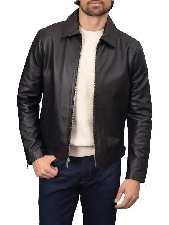 Bagatelle Nappa Leather Zip Jacket - Black