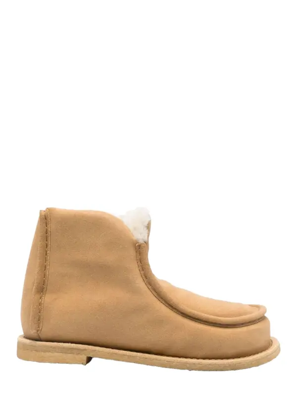 JW Anderson Suede Ankle Boots - Brown