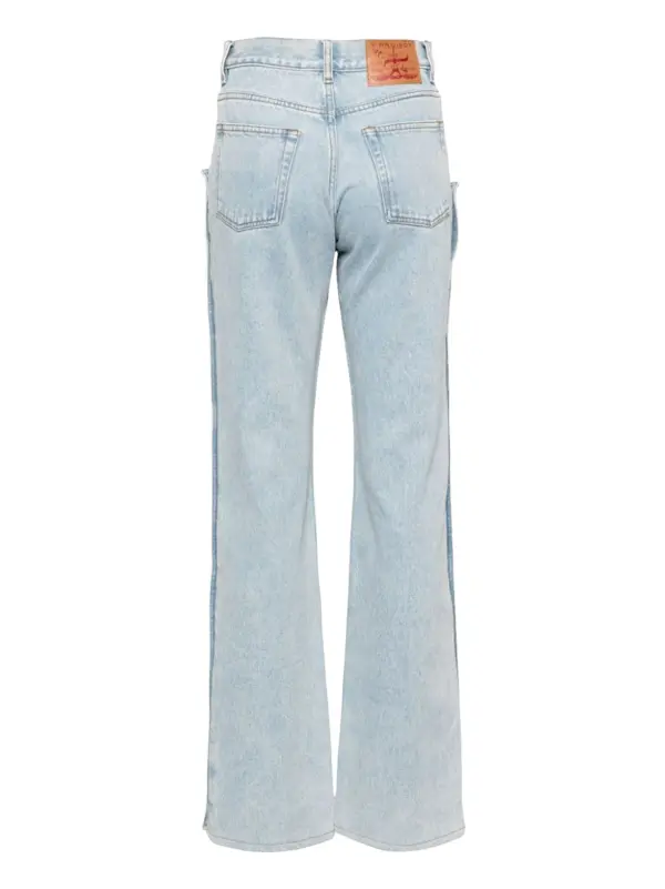 Y/project Snap-off Bootcut Jeans - Blue