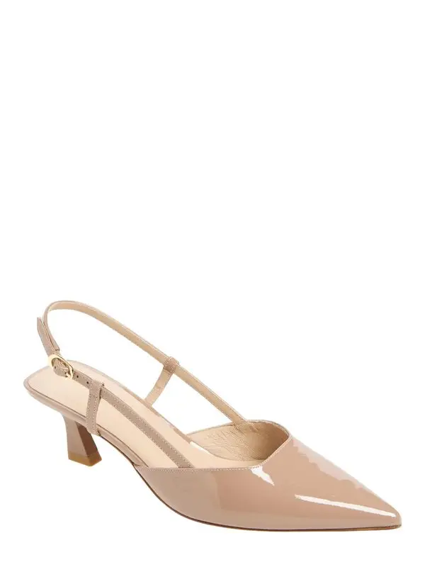 STUART WEITZMAN Vinnie 50 Slingback Pumps - Fawn