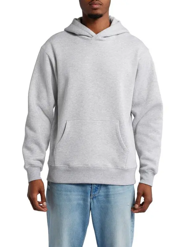 Bp. Fleece Hoodie - Grey Soft Heather