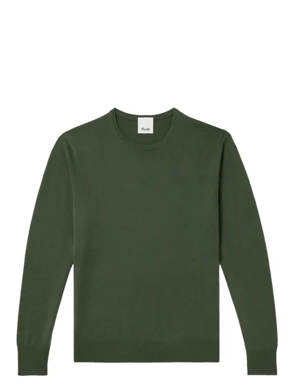 ALLUDE Cashmere Sweater - Green
