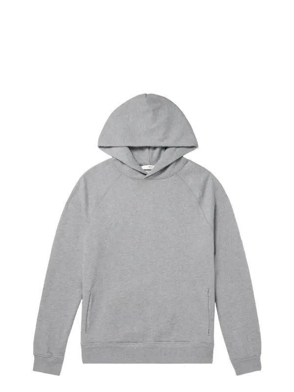 Mr P. Cotton-jersey Relaxed Fit Hoodie - Gray