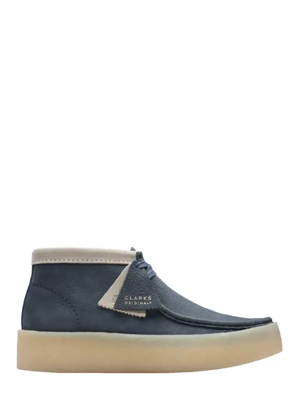 Clarks Wallabee Cup Nubuck Boots - Blue