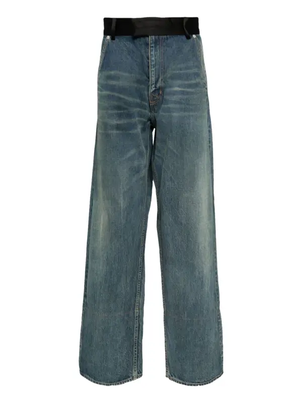 UNDERCOVERISM Patchwork Design Jeans - Blue