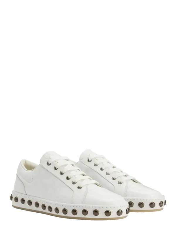 GIUSEPPE ZANOTTI City Leather Sneakers - White