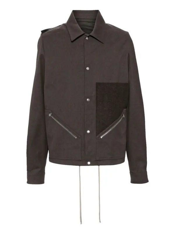Rick Owens Tour Snap-front Jacket - Brown