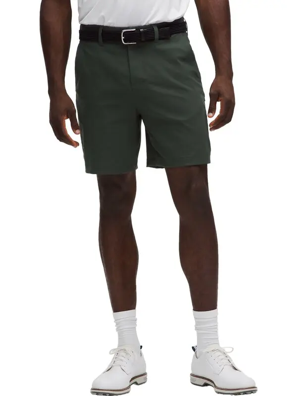 Lululemon Abc Classic-fit Golf Short 7 - Rainforest Green