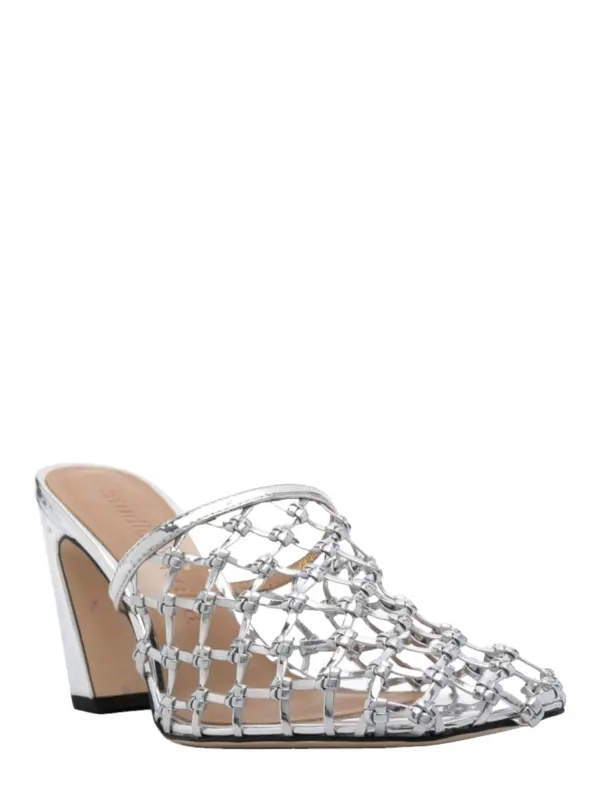 Studio Amelia 90mm Silas Mules - Silver