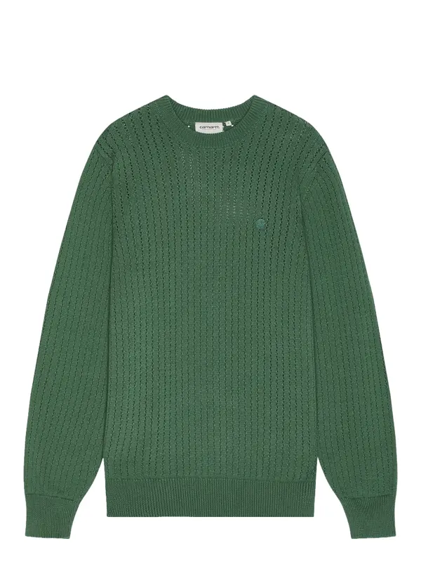 Carhartt Work In Progress Calen Sweater - Duck Green