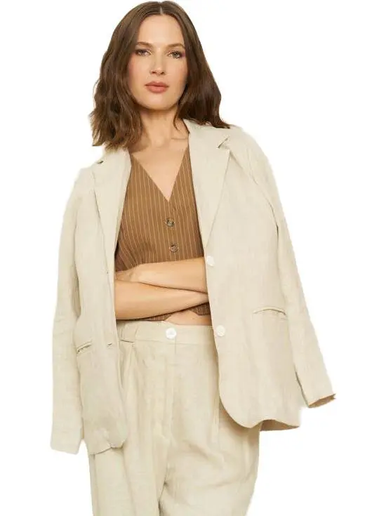 WHIMSY + ROW Parker Blazer - Oatmeal