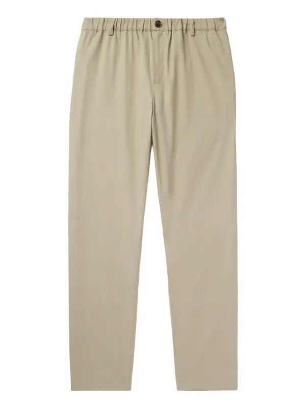 A KIND OF GUISE Straight-leg Cotton-twill Trousers - Neutrals