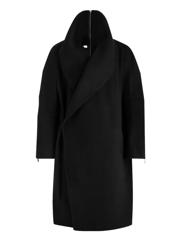 Helmut Lang Alex Wool Coat - Black