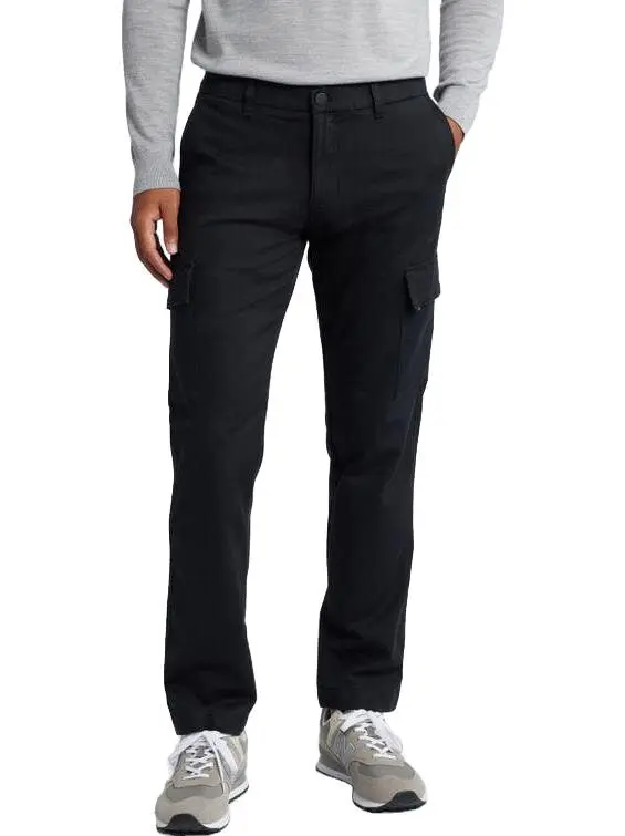 DL1961 Ivan Flat Front Cargo Pants - Black Onyx