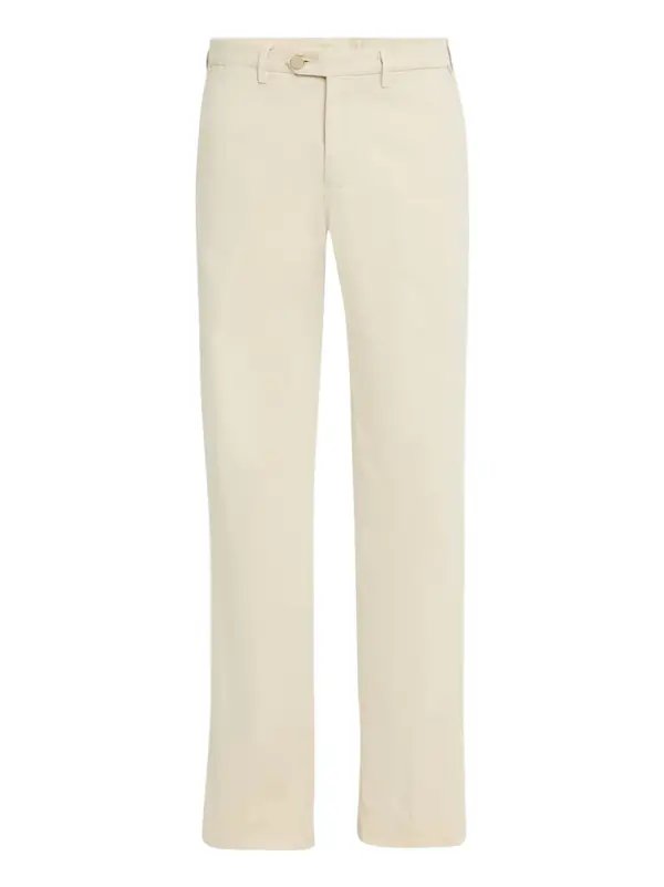 Marco Pescarolo Supima Cotton Dress Pants - Beige