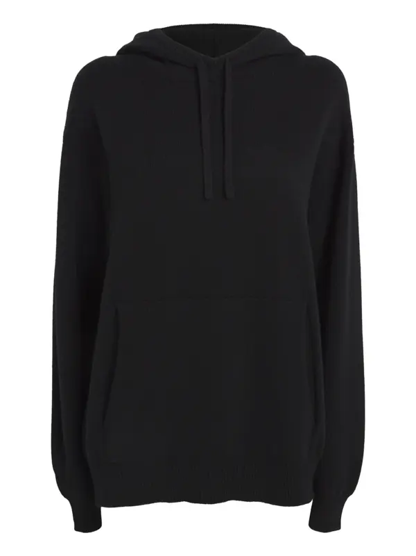Harrods Cashmere Hoodie - Black