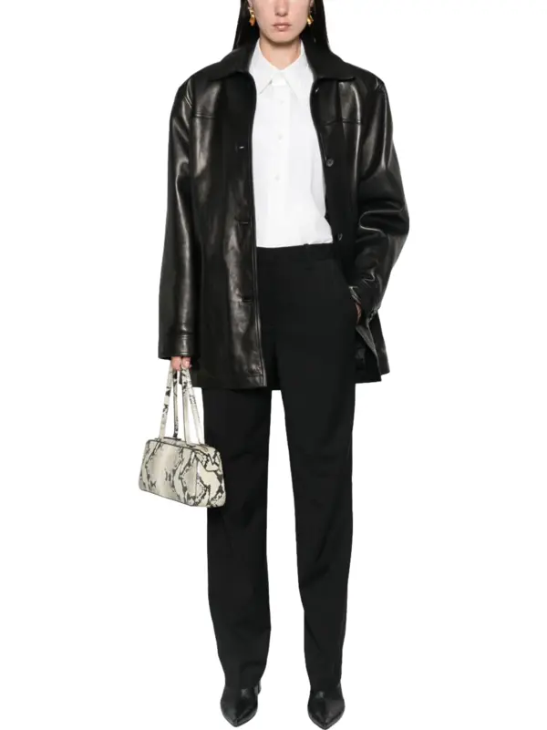 Helmut Lang Curved Car Trousers - Black